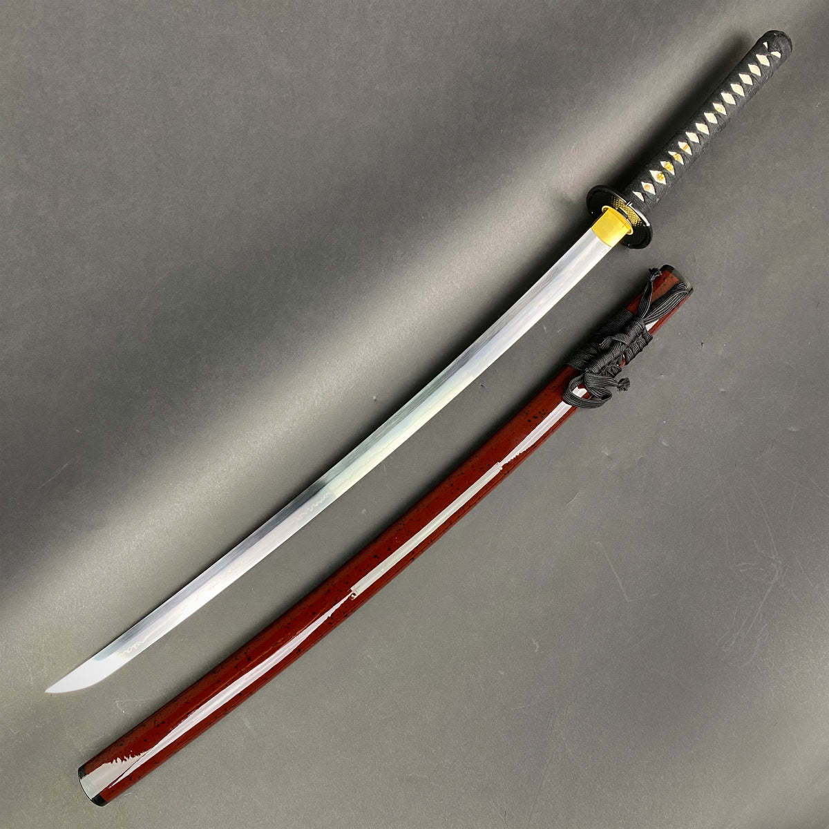 Musashi Igusa Omote Burgundy Katana - Musashi Swords