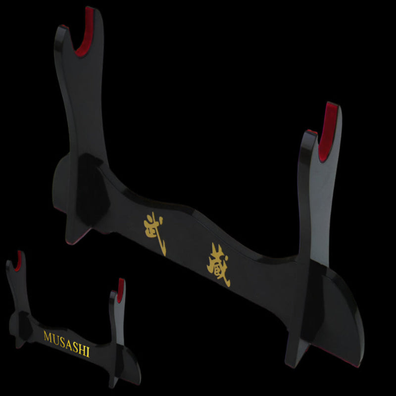 Musashi Piano Coating Samurai Sword Stand for Display