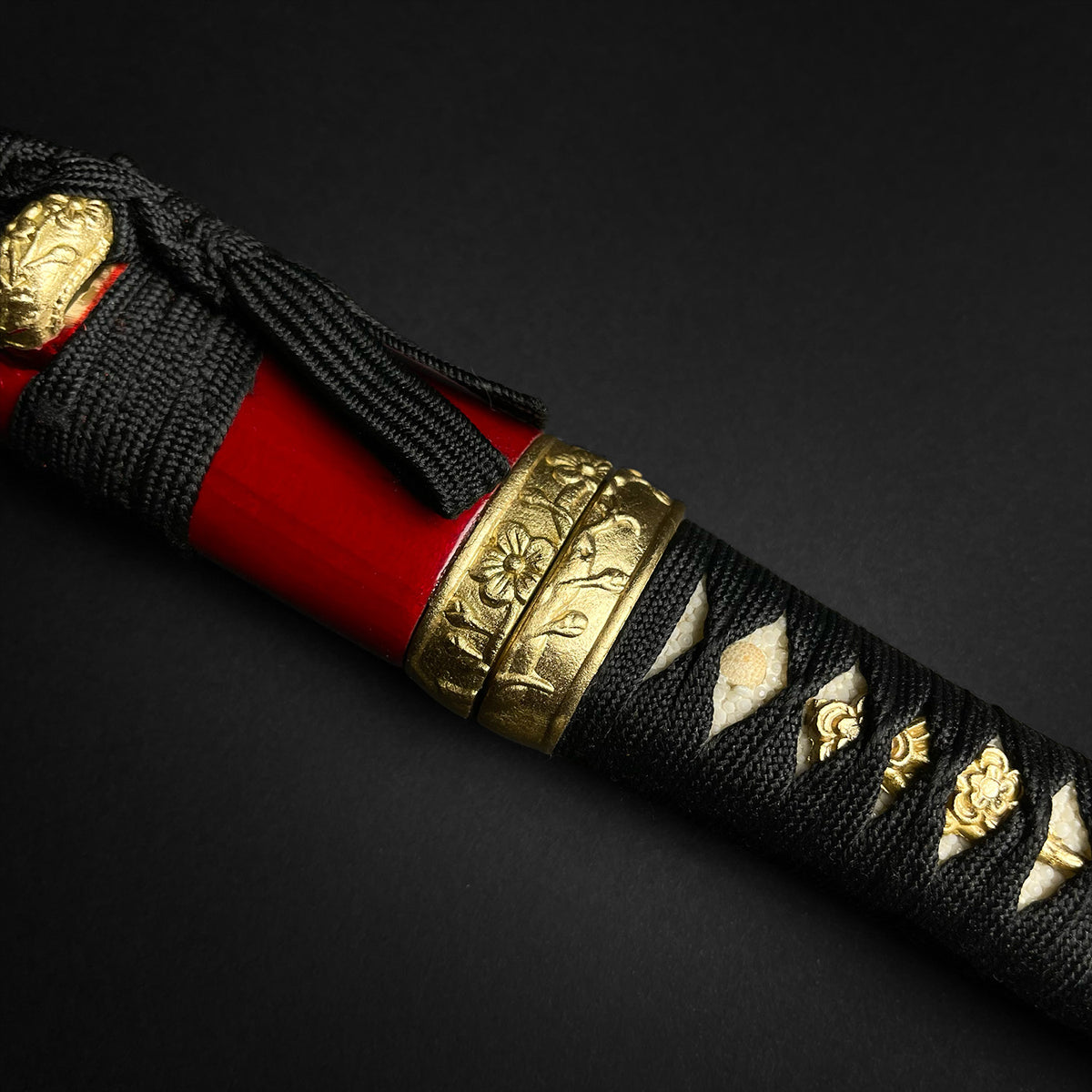 Musashi Swords: Asuka Red Tanto Knife - Real Samurai Swords for Sale