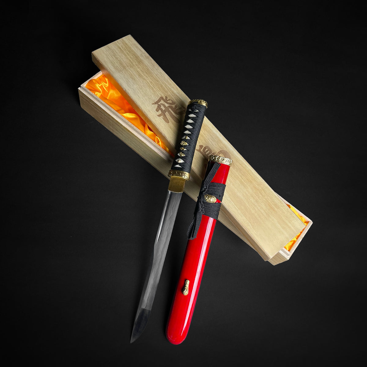 Musashi Swords: Asuka Red Tanto Knife - Real Samurai Swords for Sale