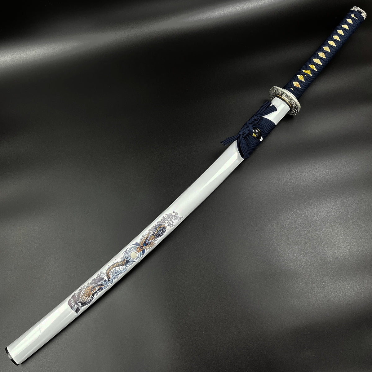 White "Watatsumi" Katana – Musashi Swords