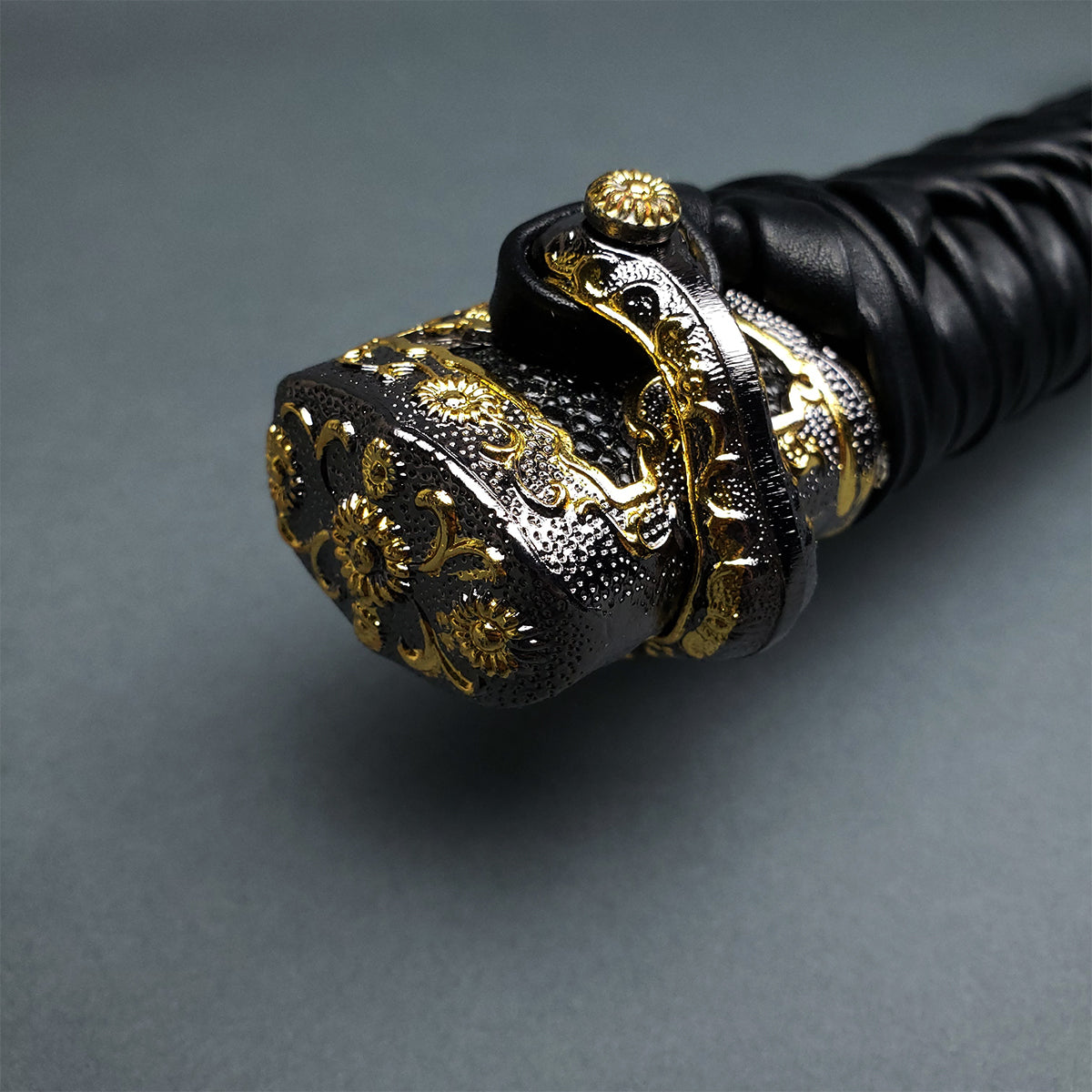 Order Musha Ceremonial Jintachi Katana for Sale - Black - Musashi Swords