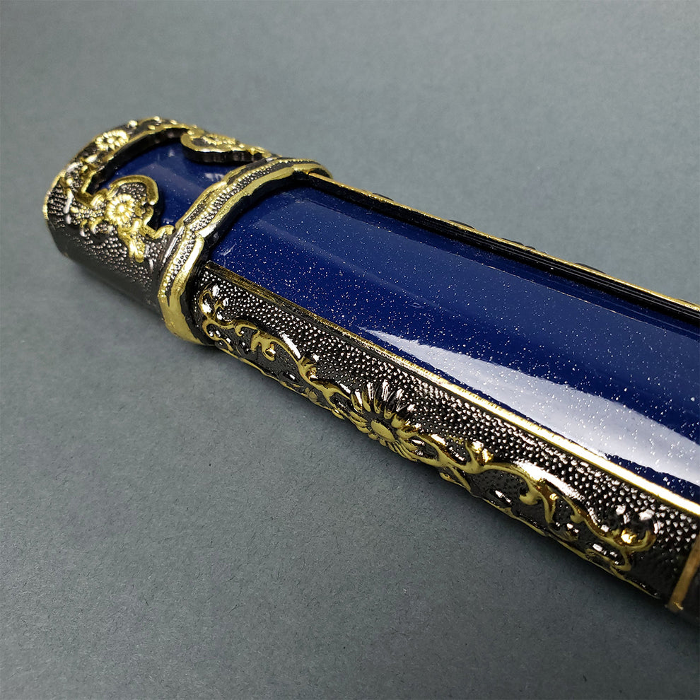 Order Musha Ceremonial Jintachi Katana for Sale - Blue - Musashi Swords