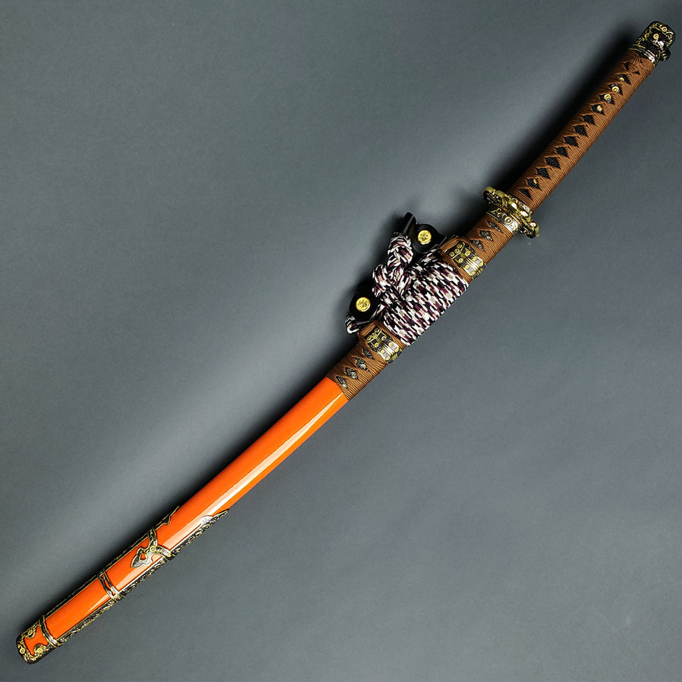 Order Musha Ceremonial Jintachi Katana for Sale - Gold - Musashi Swords