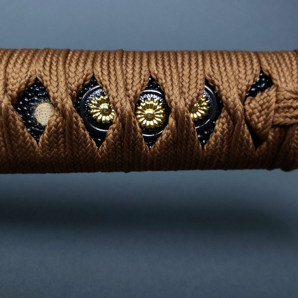 Musha Ceremonial Jintachi Katana (Gold) – Musashi Swords