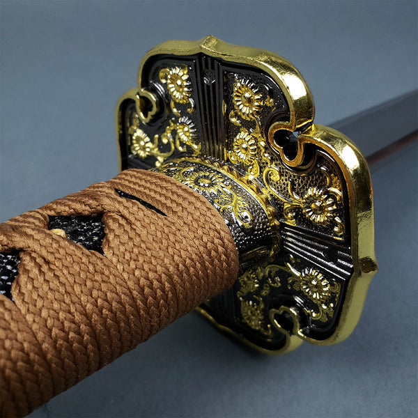 Order Musha Ceremonial Jintachi Katana for Sale - Gold - Musashi Swords